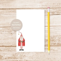 Christmas Notepad, Making a List Notepad, Happy Holidays Notepad, Note ...