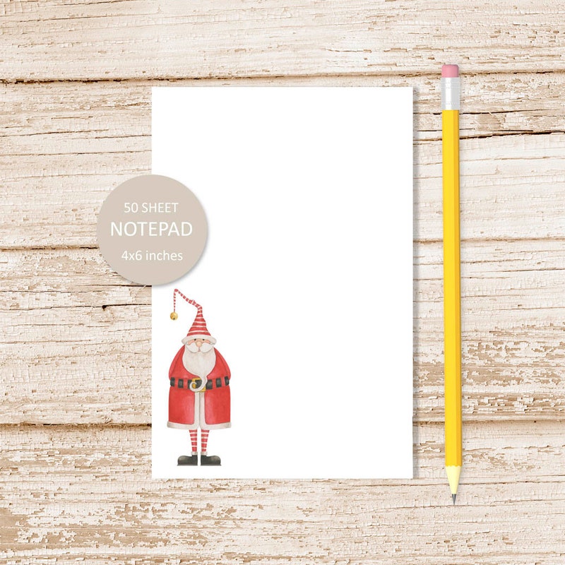 A Note From Santa Notepad - Etsy