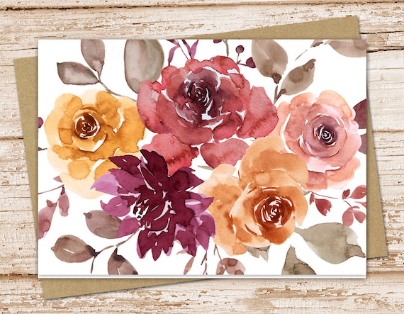 Watercolor Note Cards