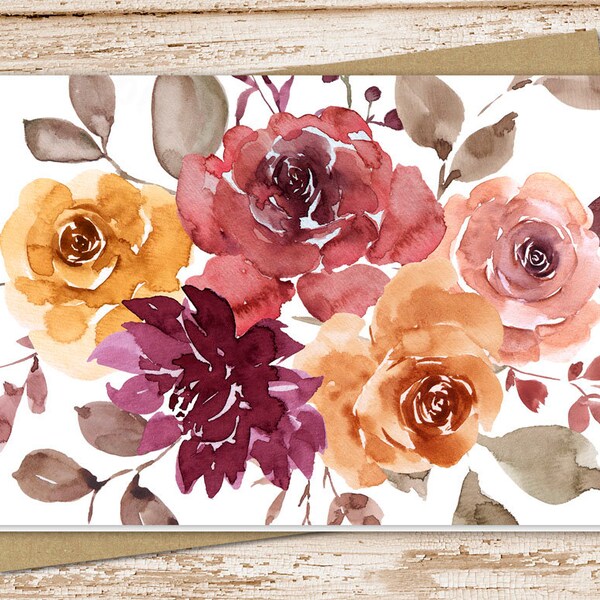 Fall Greeting Card - Etsy
