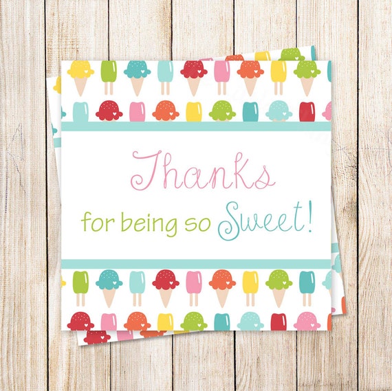 PRINTABLE ice cream favor tags . ice cream cones & popsicles . stickers ...