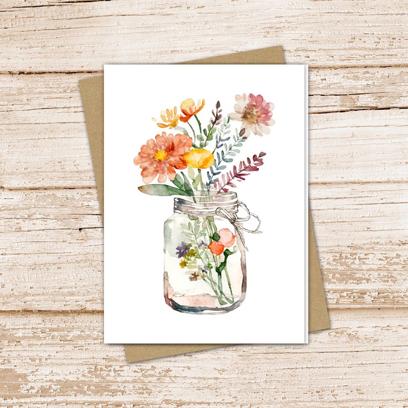 Flower Notecards - Etsy