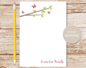 Daydreams Watercolor Notepad Butterfly Notepad Social - Etsy