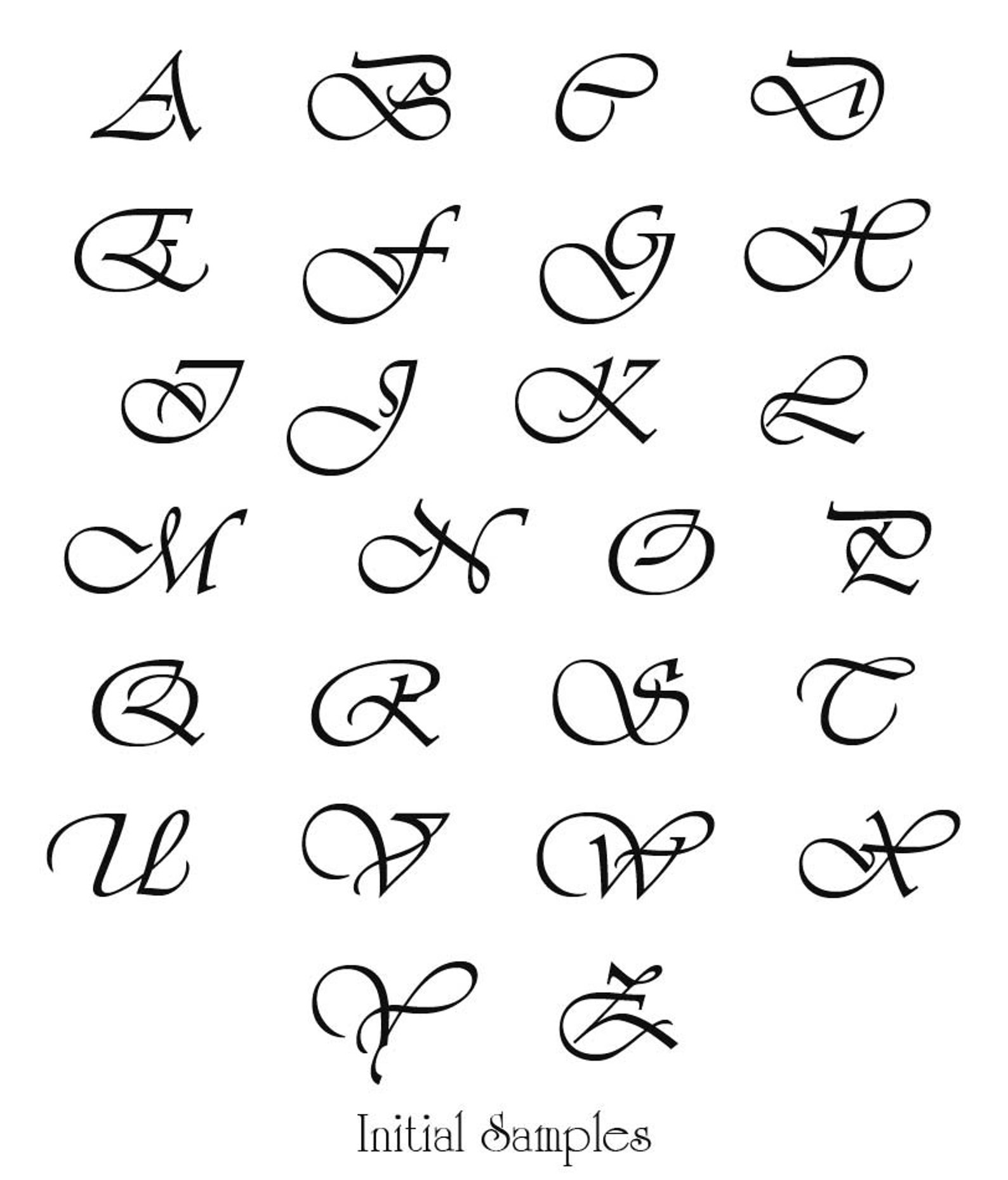 Initial Personalized Notepad . Cursive Initial Notepad . | Etsy