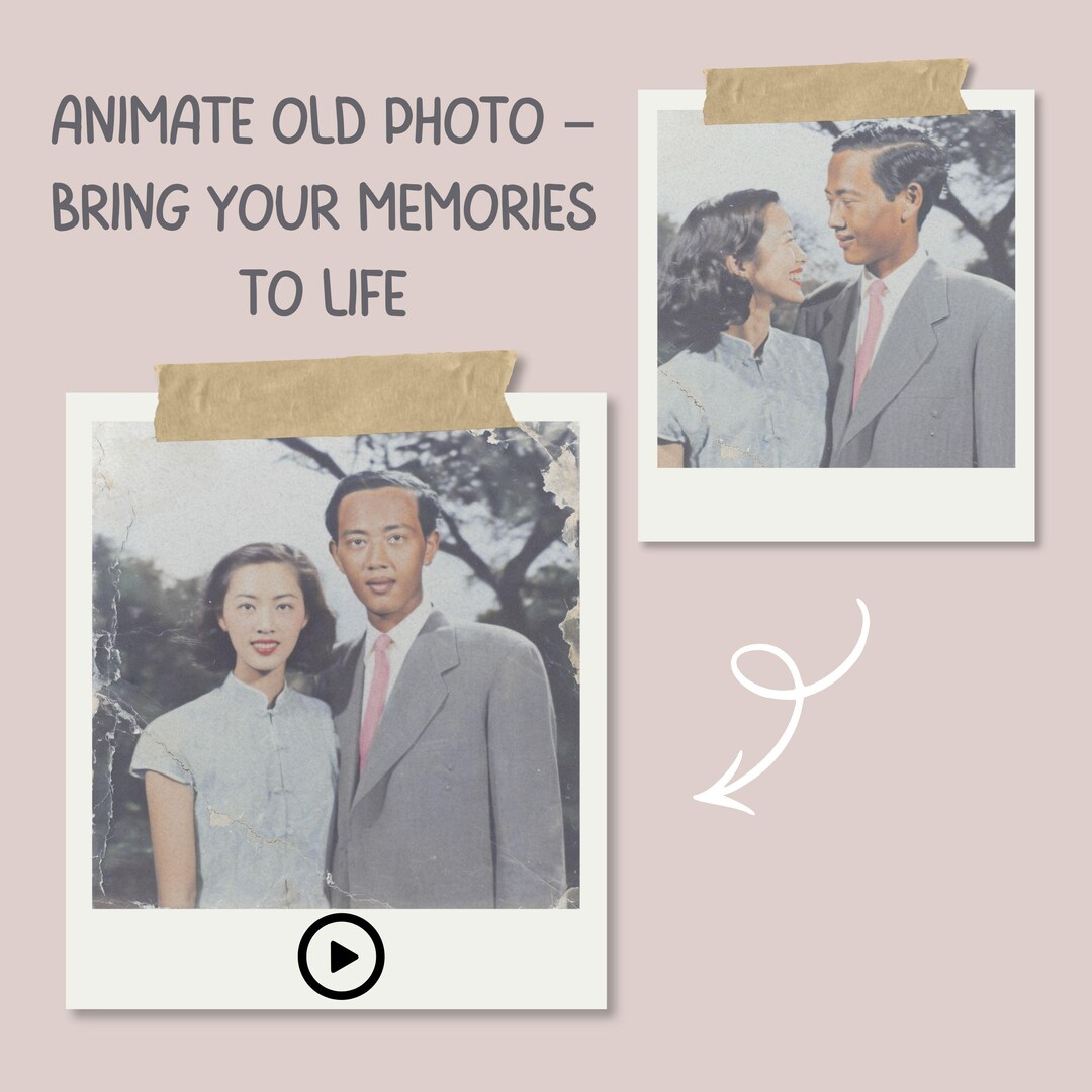 Realistic Photo Animation • Old Photo Restoration • Emotional Family ...