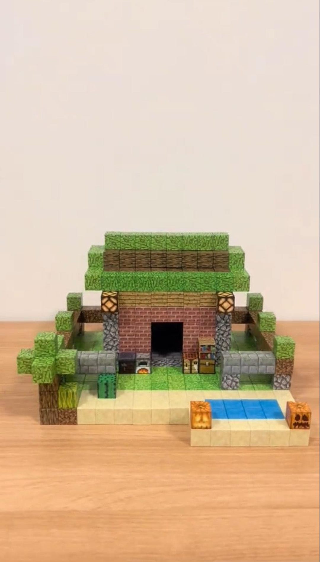 Minecraft Magnetic House Building Blocks - Creative Magnetic ...