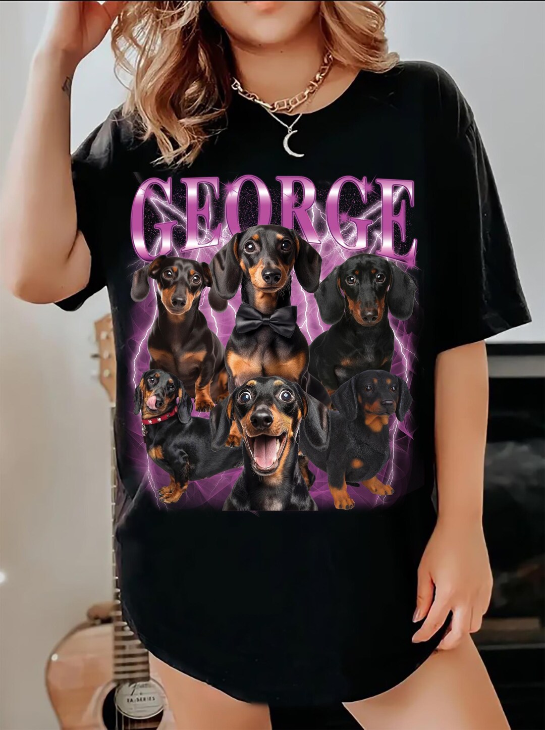 CUSTOM Bootleg Rap Dog Shirt, Custom Pet, Custom Photo - Vintage ...