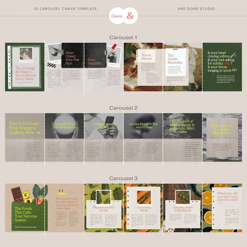 Educational Carousel Template for Coaches & Expert, Informative ...