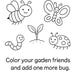 Kids Garden Coloring Book Printable Gardening Activities for Children ...