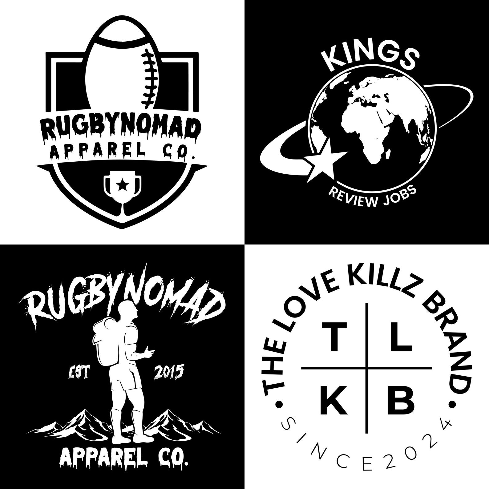 Modern Fashion Custom Clothing Logo Design | Initial, Minimal, Modern ...