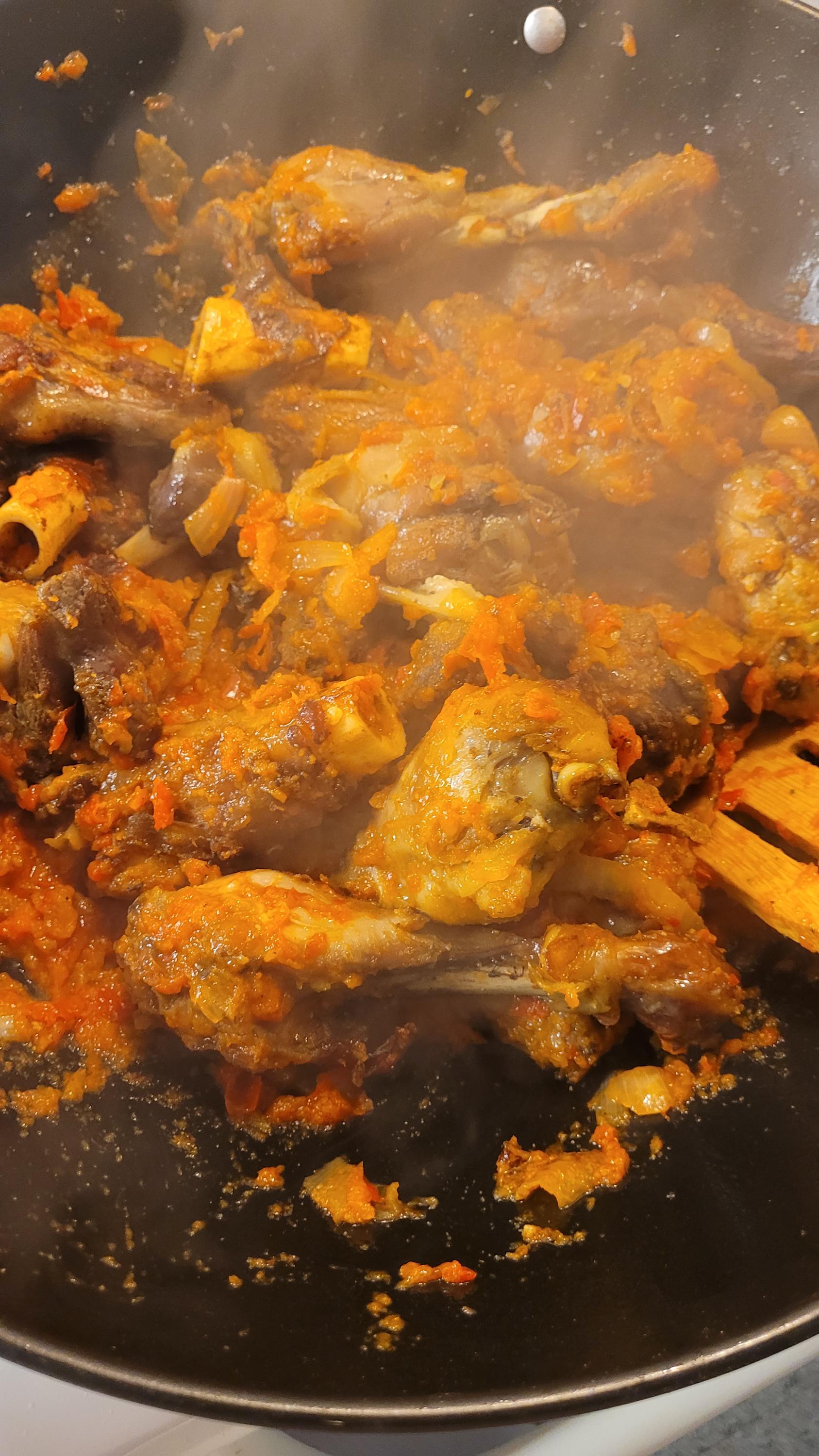 Nigerian Jollof Rice and Assorted Meats (family Size) - Etsy UK