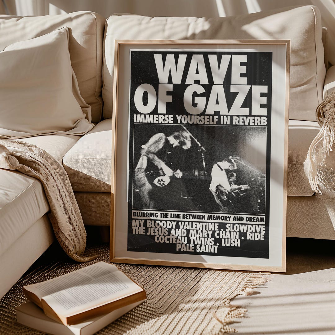 Shoegaze Music Poster: Matte Giclée Art Print - Etsy