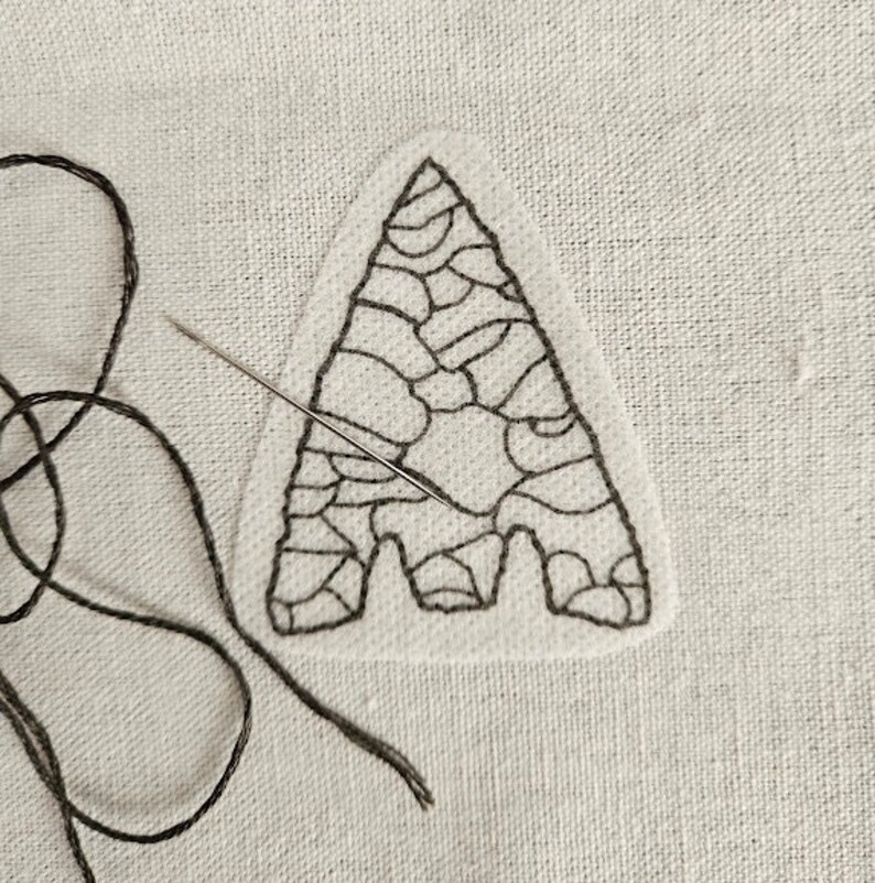 Arrowheads/ Projectile Points Stick and Stitch Transfer Embroidery ...