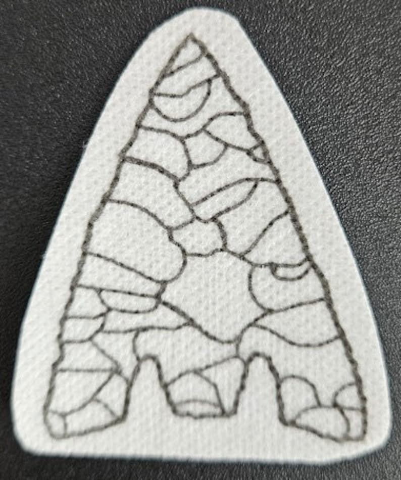 Arrowheads/ Projectile Points Stick and Stitch Transfer Embroidery ...