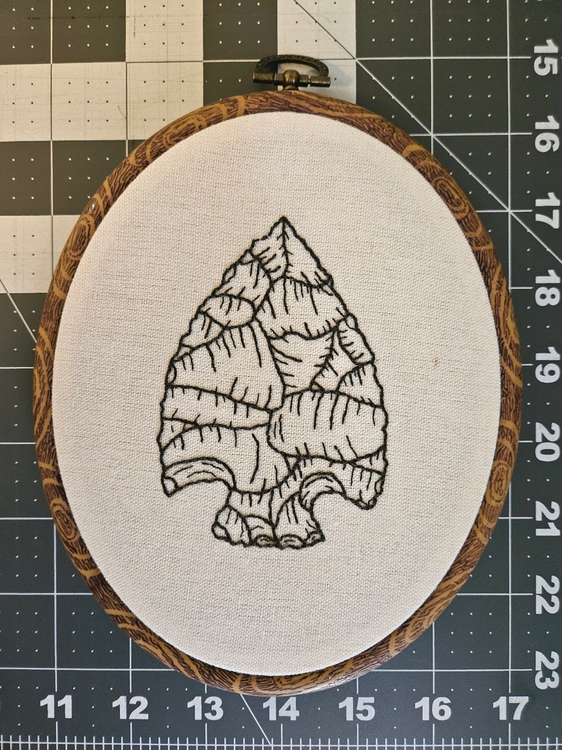 Detailed Arrowhead/projectile Point Embroidery Pattern - Etsy