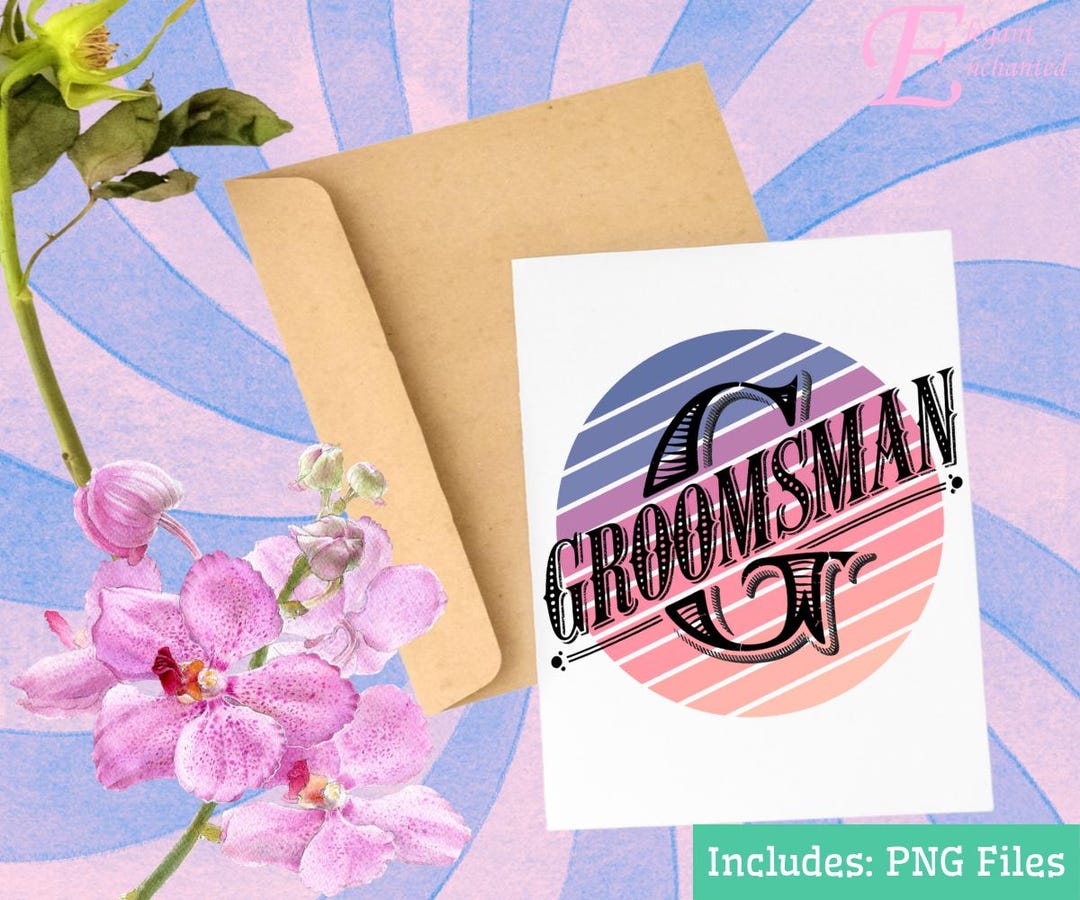 Groomsman Squad PNG, Elegant Wedding, Groomsman Silhouette, Groomsman ...