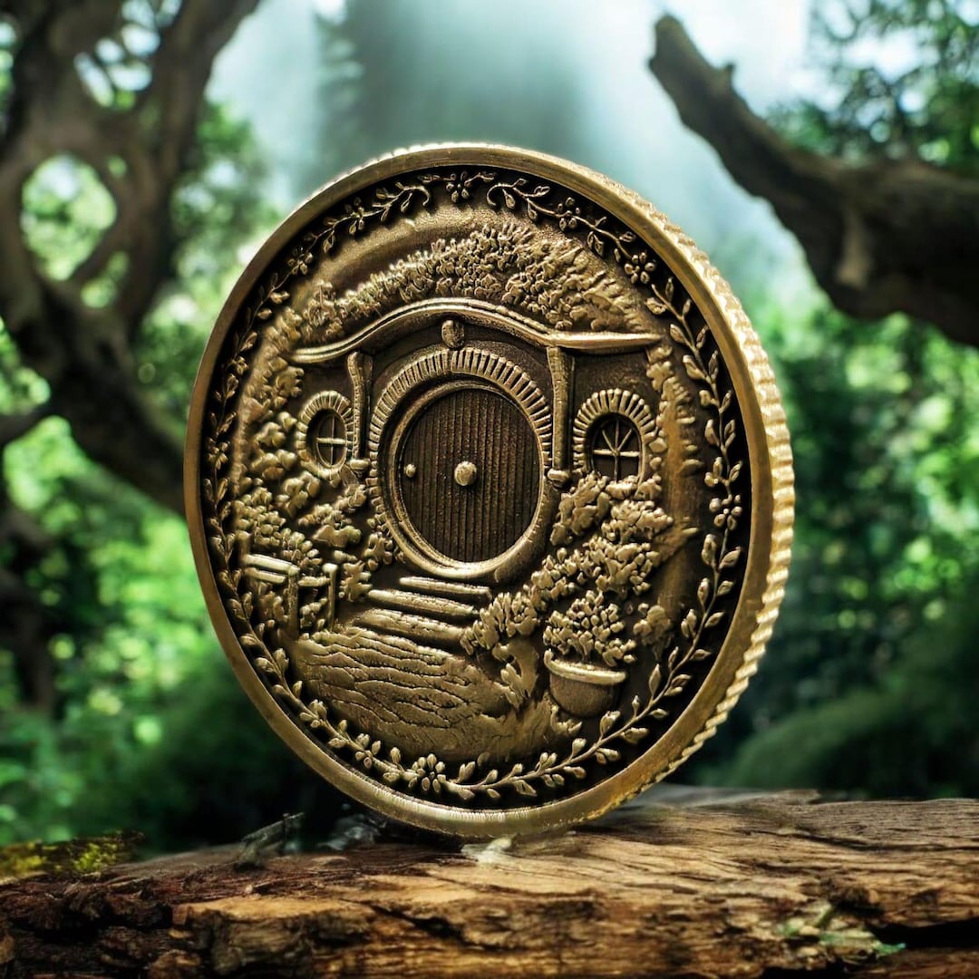 Shire Legacy Coin – Dual-sided Brass Lotr-inspired Collectible | Hobbit ...