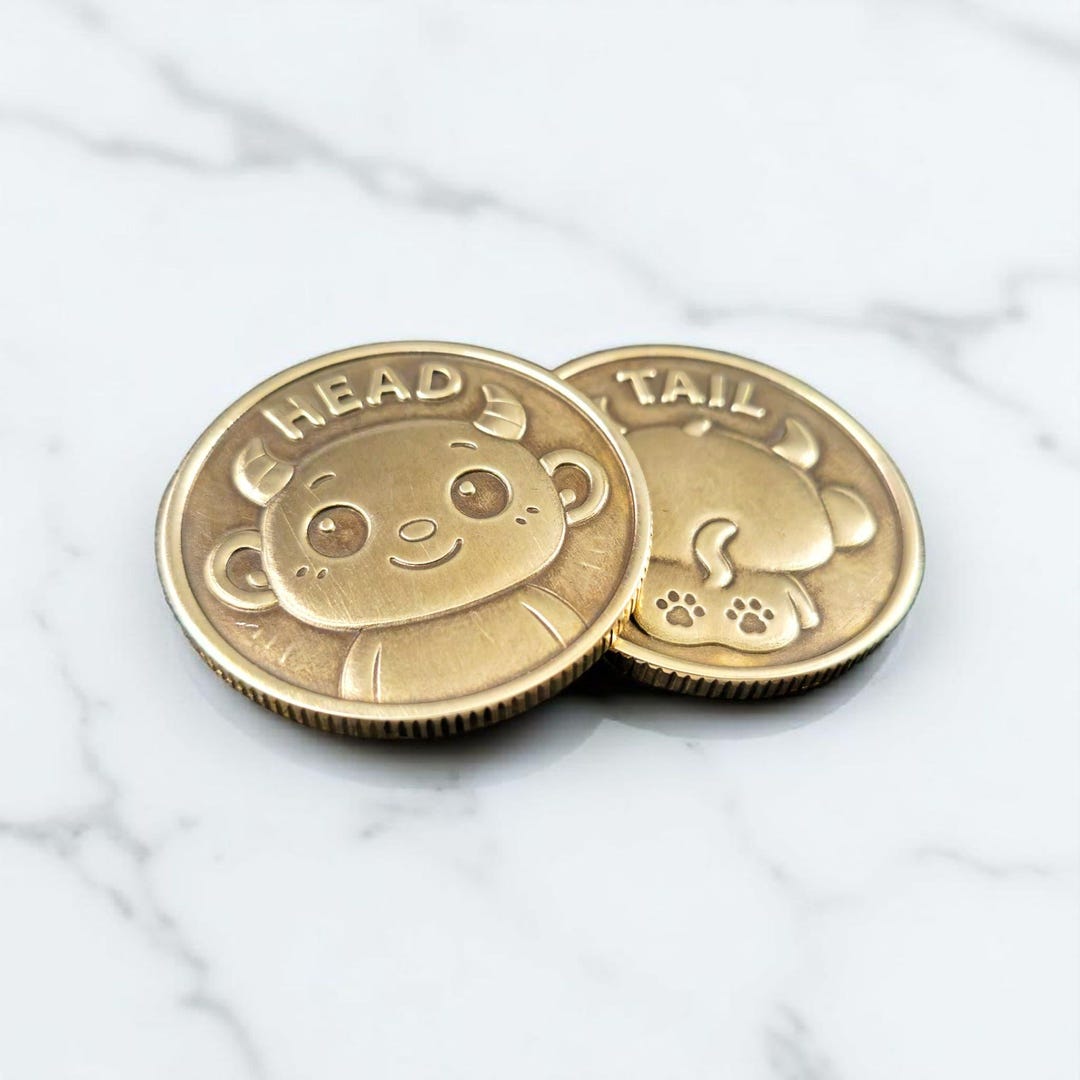 Labubu Brass Collector Coin: Double-sided Mischief Design - Etsy