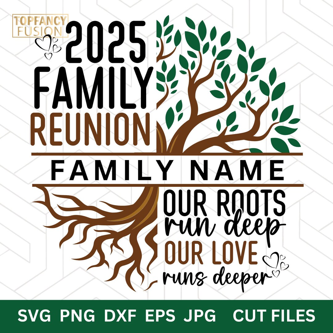 Family Reunion Tree 2025 Svg Png | Tree of Life Family Tree Shirt ...