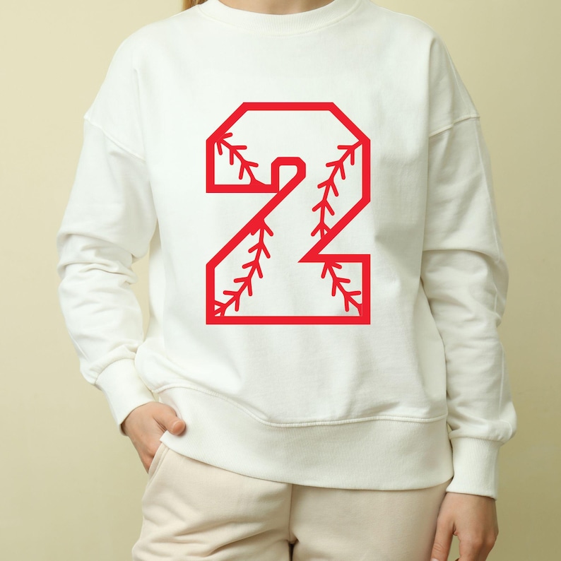 Custom Baseball Numbers SVG: Stitched Laces Font, Cricut Cut Files ...