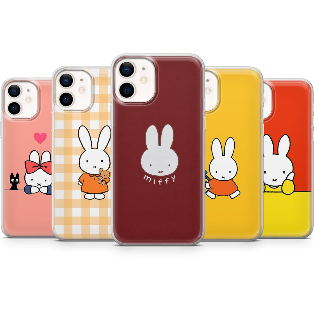 Miffy Phone Case Cute Cartoon Bunny Cover for iPhone 16 Pro Max 15 14 ...