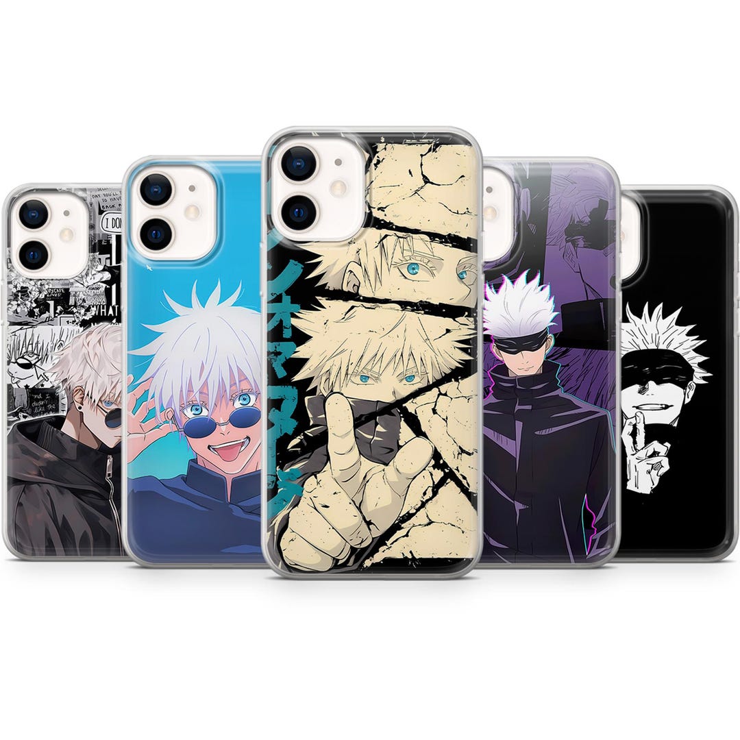 Satoru Gojo Phone Case Jujutsu Kaisen Anime Cover for iPhone 16 Pro Max ...
