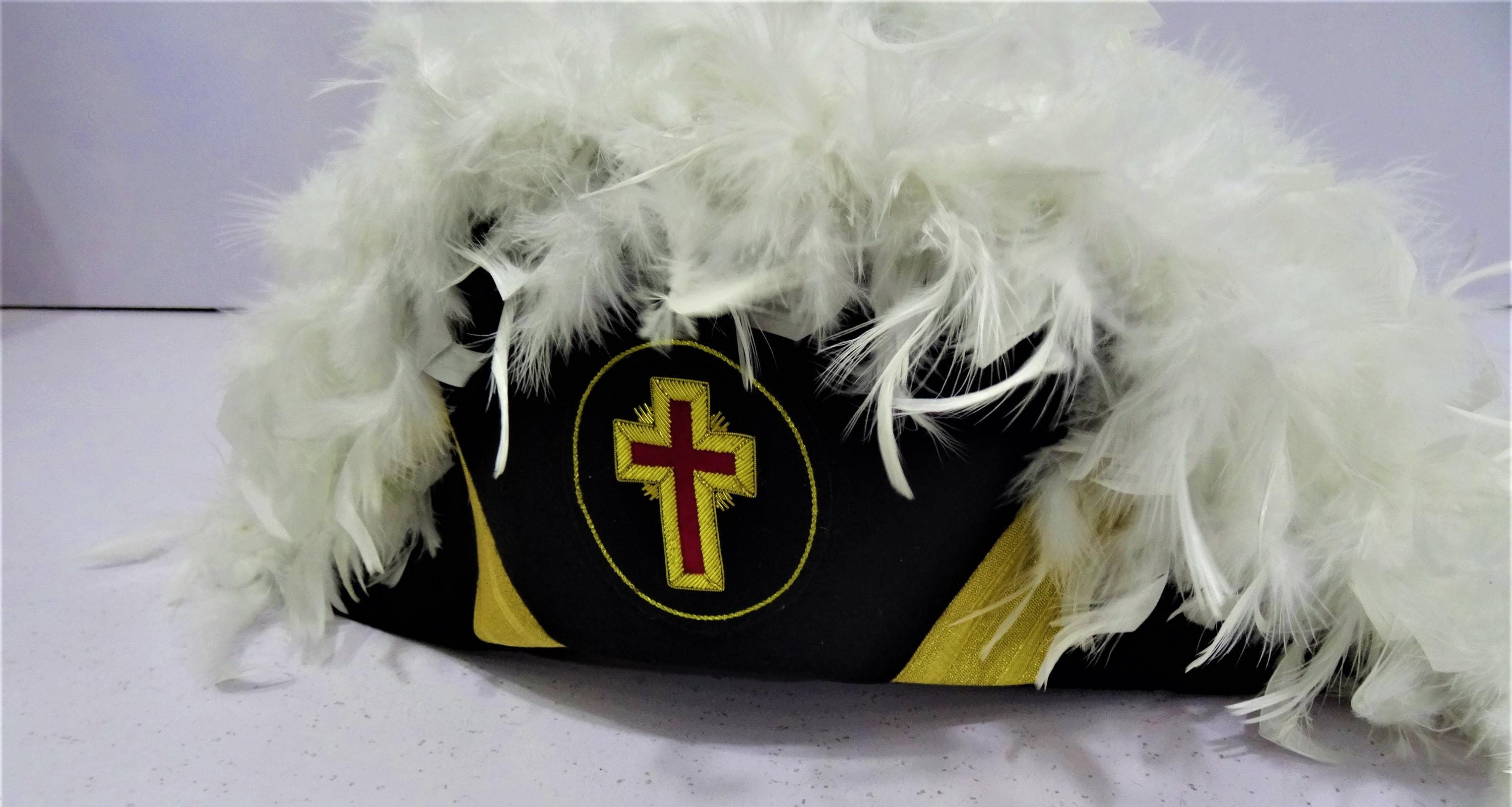 Masonic Knights Templar Sir Knight Chapeau - Deluxe (SKC-200 ...