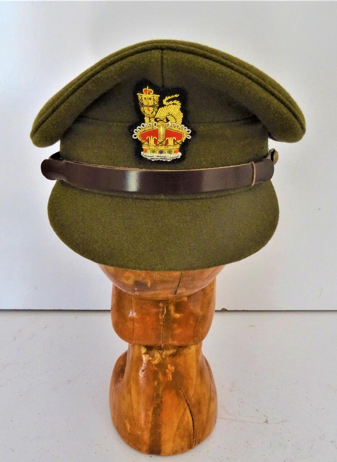 WW2 British Army General Staff Officers Peak Visor Cap Colonel and ...