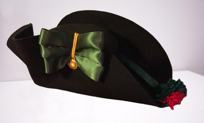 Hand Crafted Fur Felt Revolutionary War Hessian Cocked Hat - Etsy