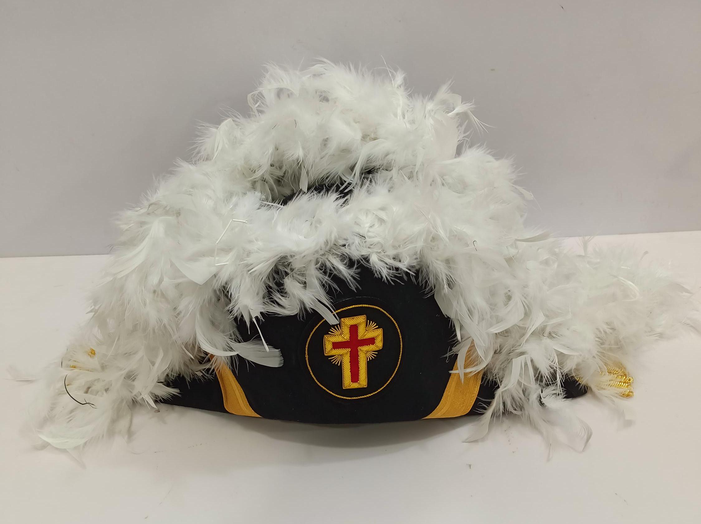 Masonic Knights Templar Sir Knight Chapeau - Deluxe (SKC-200 ...