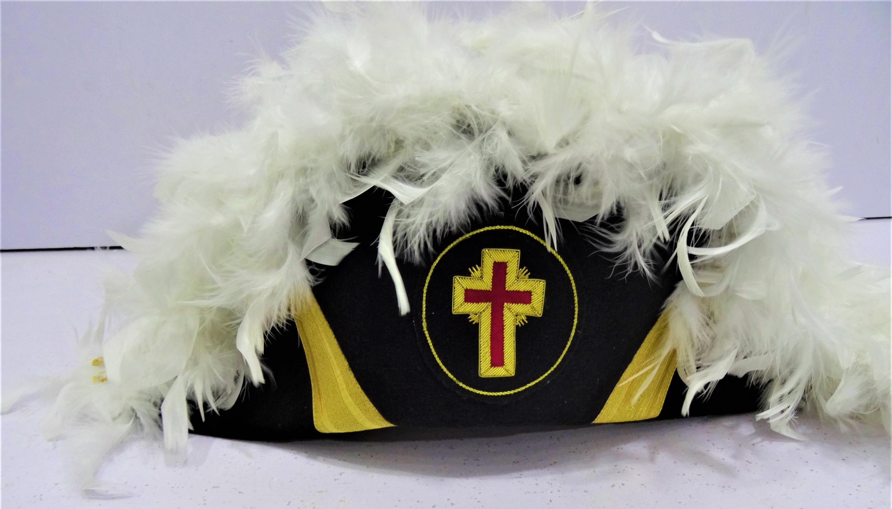 Masonic Knights Templar Sir Knight Chapeau - Deluxe (SKC-200 ...