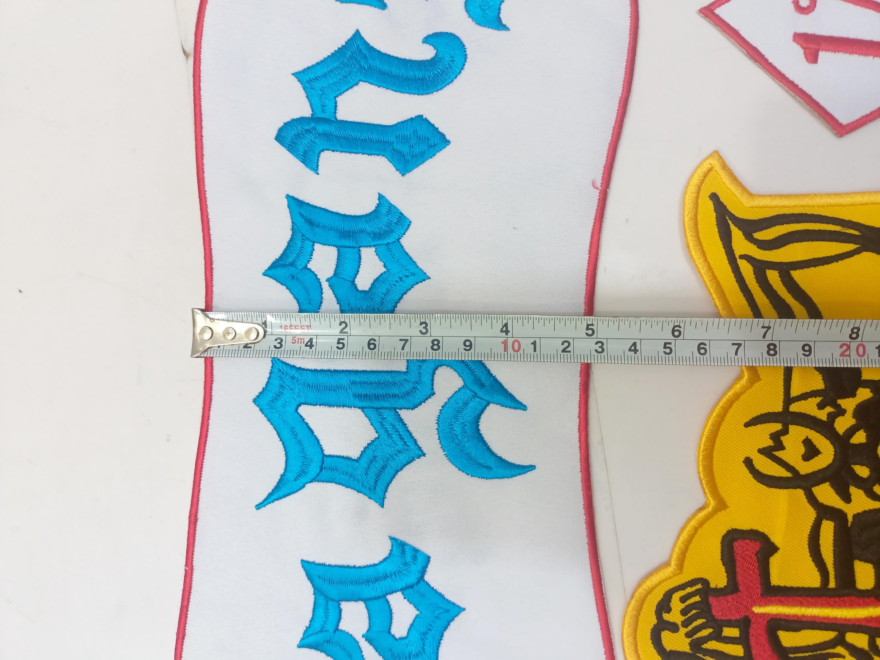 Pagans Mc 1% Embroidery Patch Full Set Iron on for Biker Jackets and ...