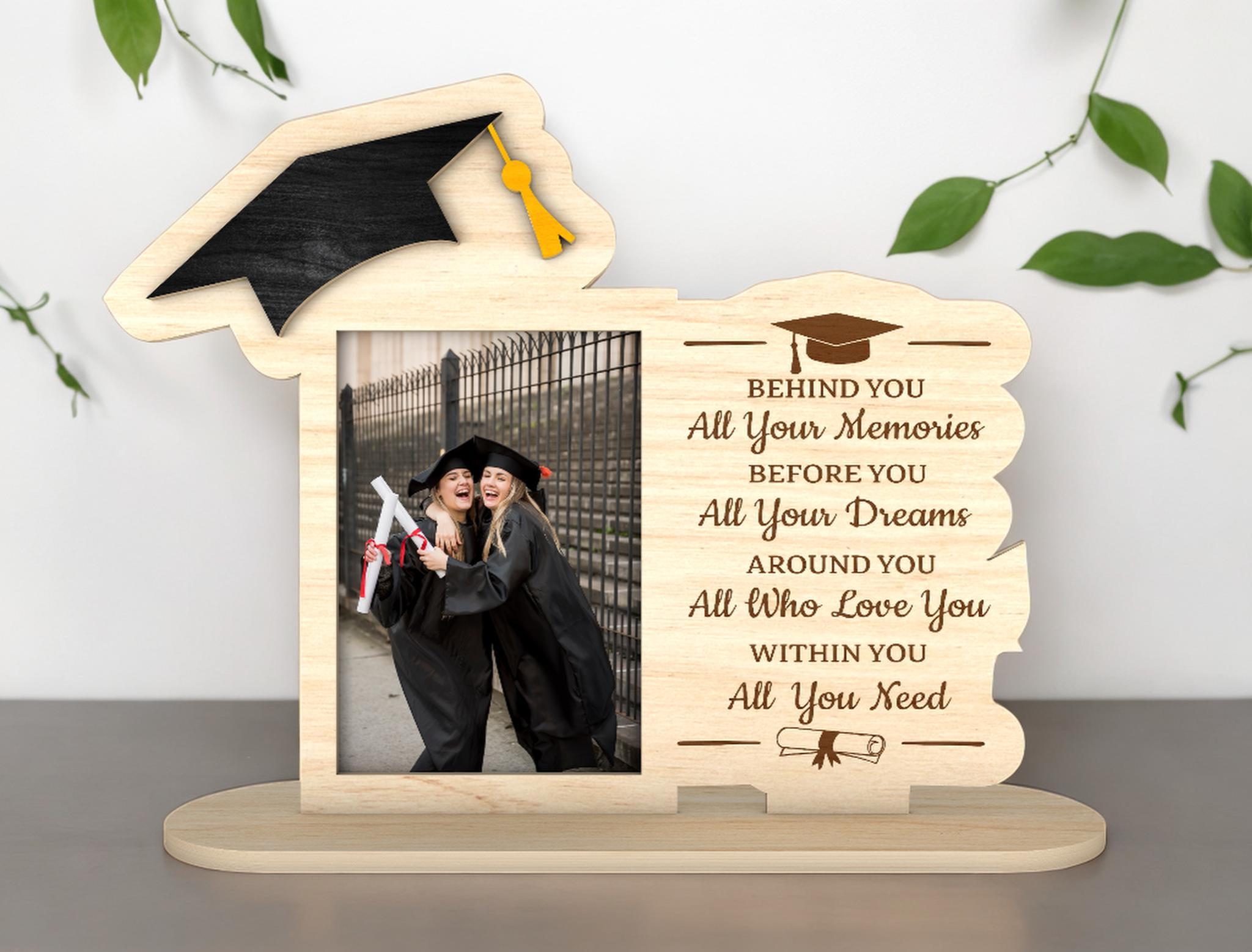 Graduation Photo Frames Standing Cutfile Svg ,graduate Picture Frame ...
