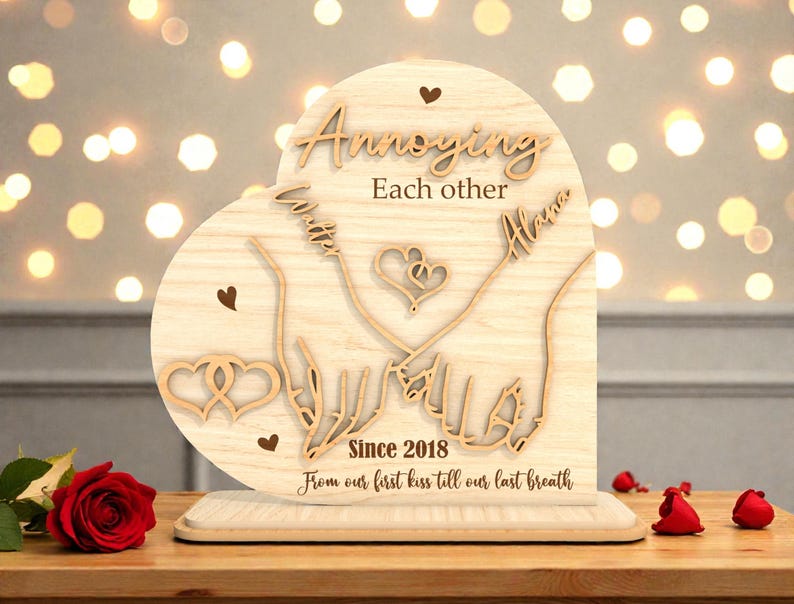 Funny Couple Sign Cut File SVG, Annoying Each Other Quote, Personalized ...