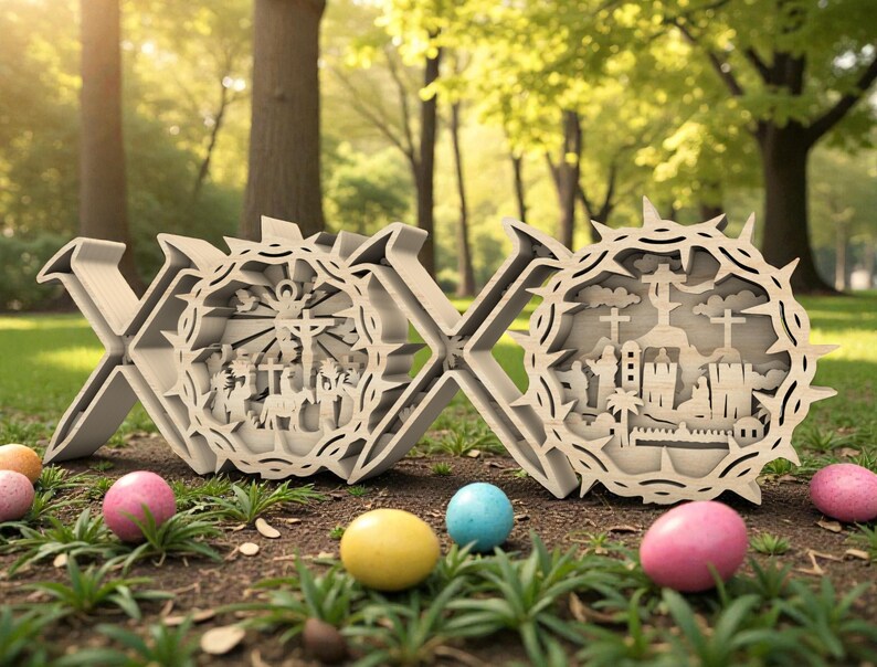 Religious Easter Bundle SVG, Faith XOXO Church, Resurrection Nativity ...