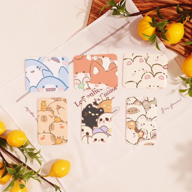 Fluffy Badge Holder - Etsy