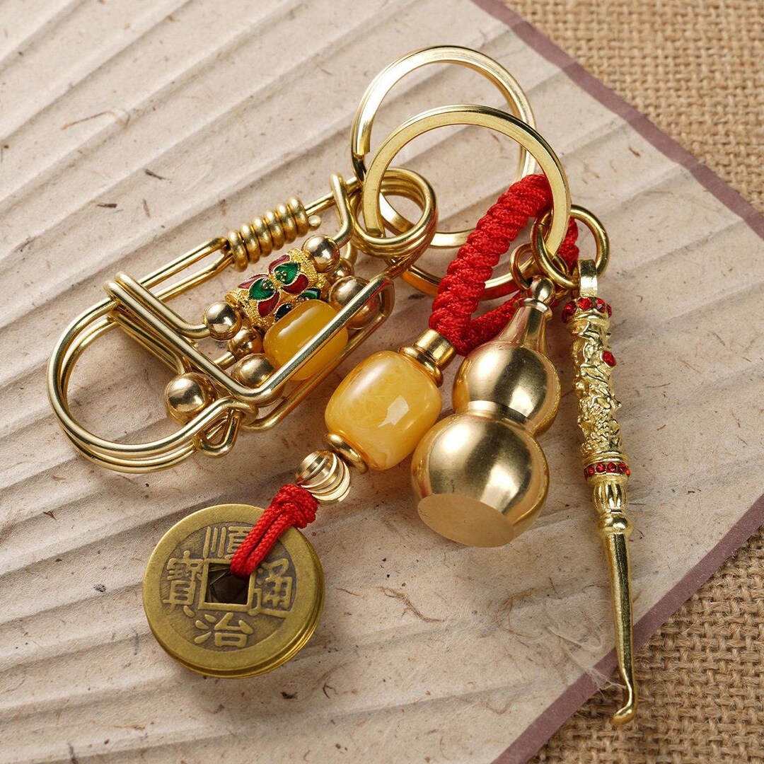 DIY Brass Keychain, Handmade, Fashionable Waist Hanging - Etsy
