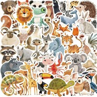 Safari / Wild Animal Sticker Sheet - Etsy