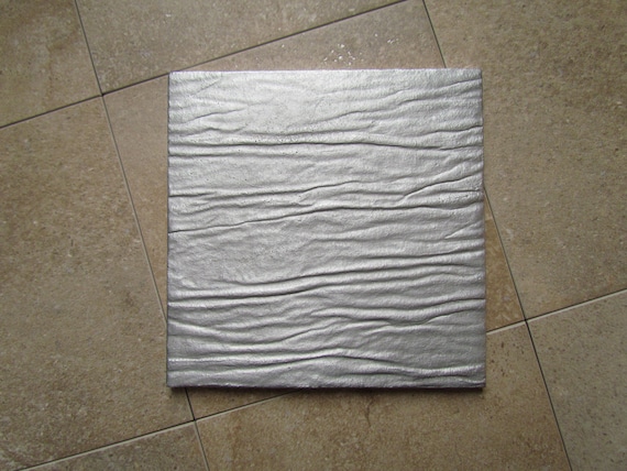 Ripple Tile 6 X 6 Inch Recycled Cast Aluminum Made to Order | Etsy