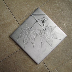 Japanese Maple Leaf Wall Art Botanical Tile 4 X 4 Inch - Etsy