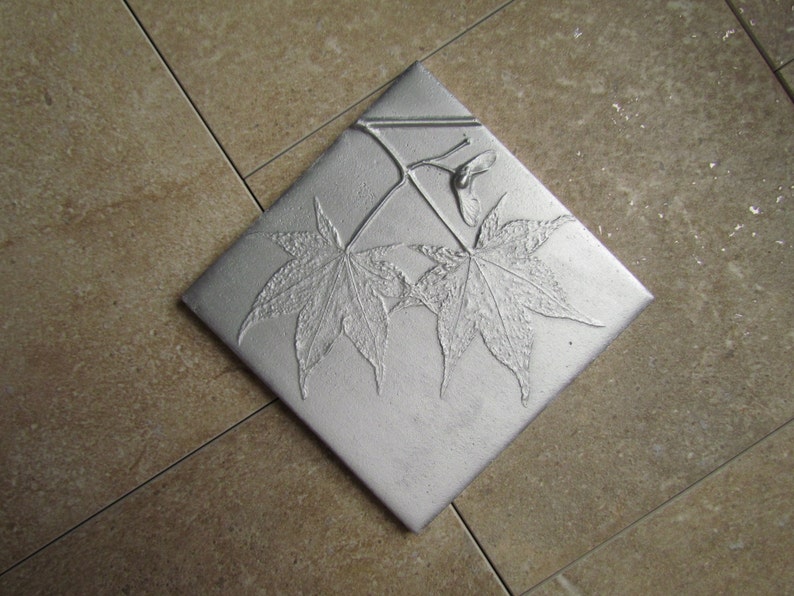 Japanese Maple Leaf Wall Art Botanical Tile 4 X 4 Inch - Etsy