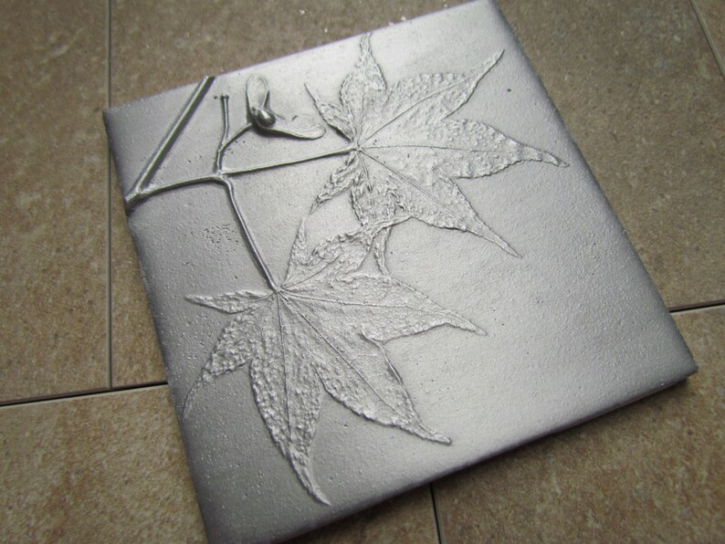 Japanese Maple Leaf Wall Art Botanical Tile 4 X 4 Inch - Etsy