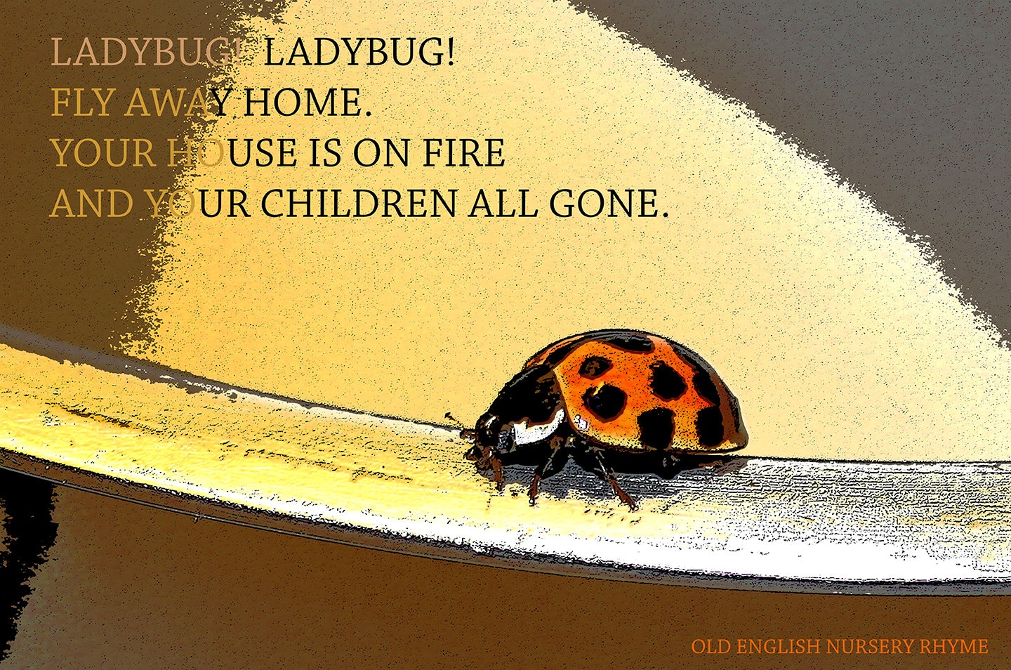 LADYBUG NURSERY RHYME - Etsy