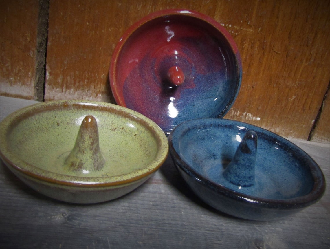 Pottery ring holder handmade | Etsy