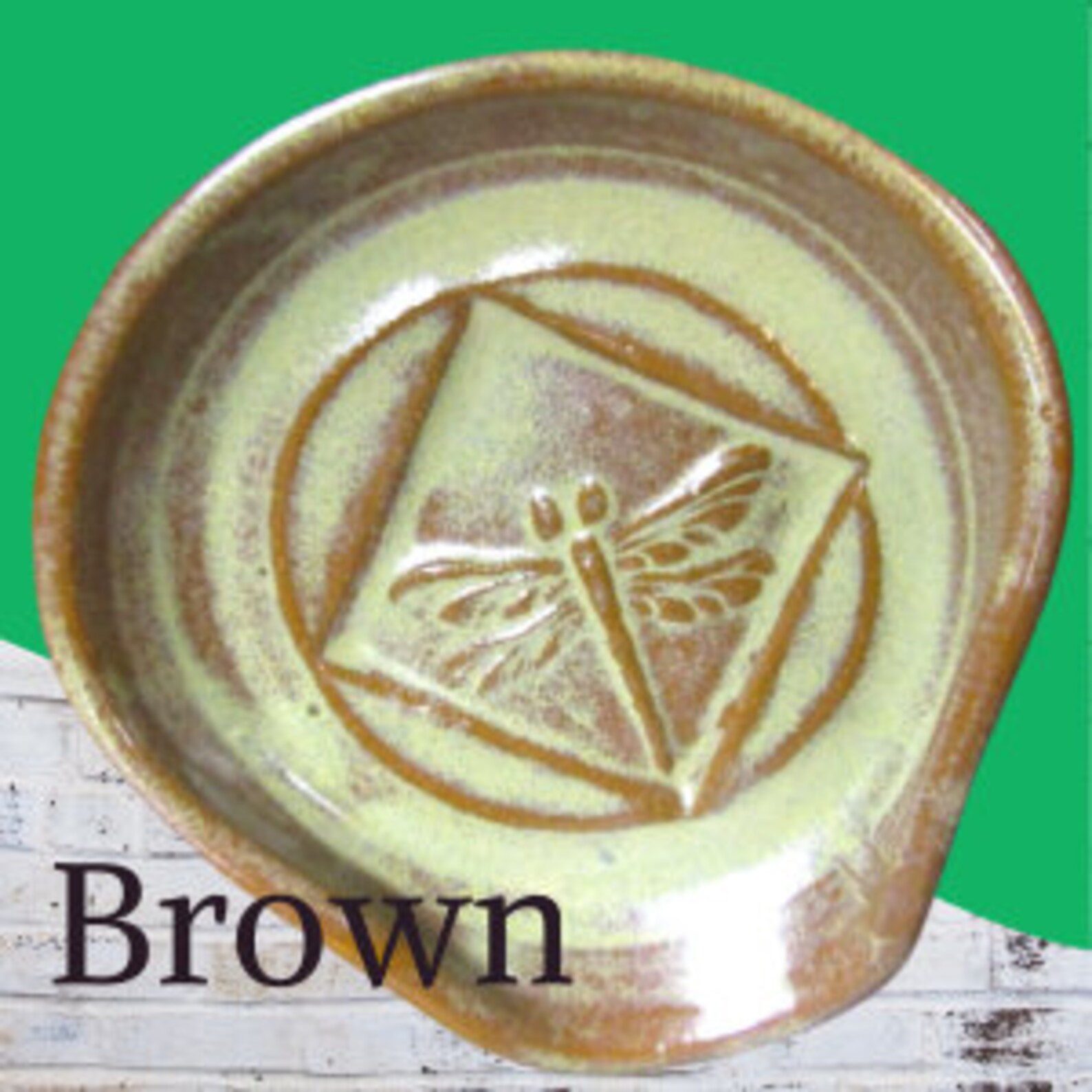 Spoon Rest With Dragonfly Handmade Pottery - Etsy