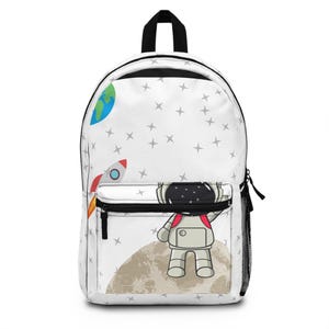 Astronaut Moon Backpack, Space Traveler Bag, Sci-fi Rucksack, Alien ...