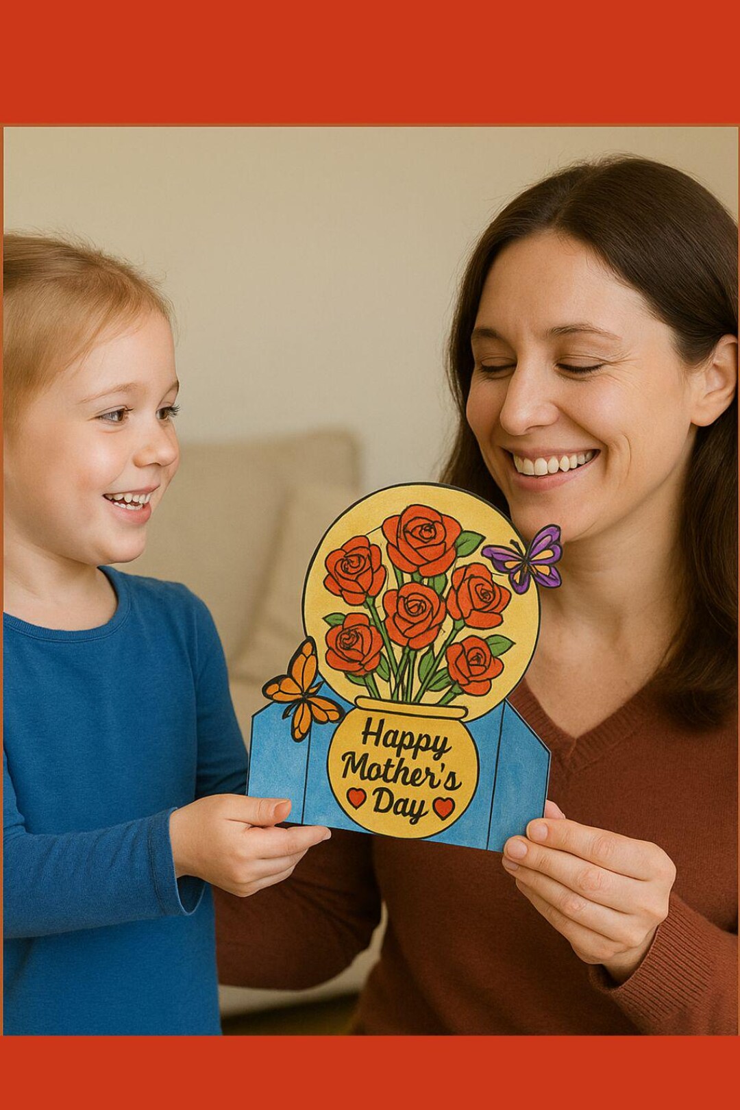 3D Flower Pattern Printable Cards – DIY Cards for Mother’s Day ...