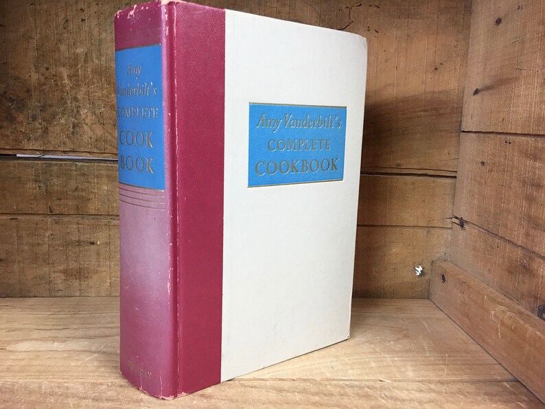 Amy Vanderbilts Complete Cookbook 1961 Hardcover Book Recipes Menus ...