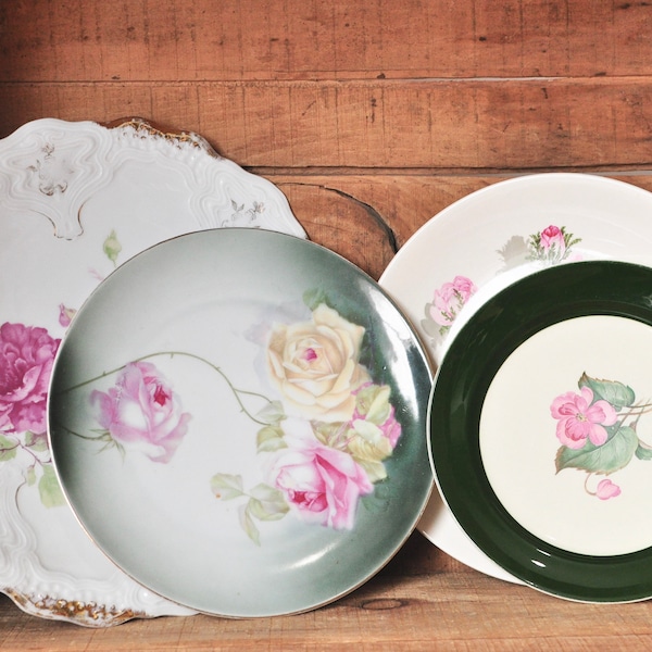 Floral Plates - Etsy