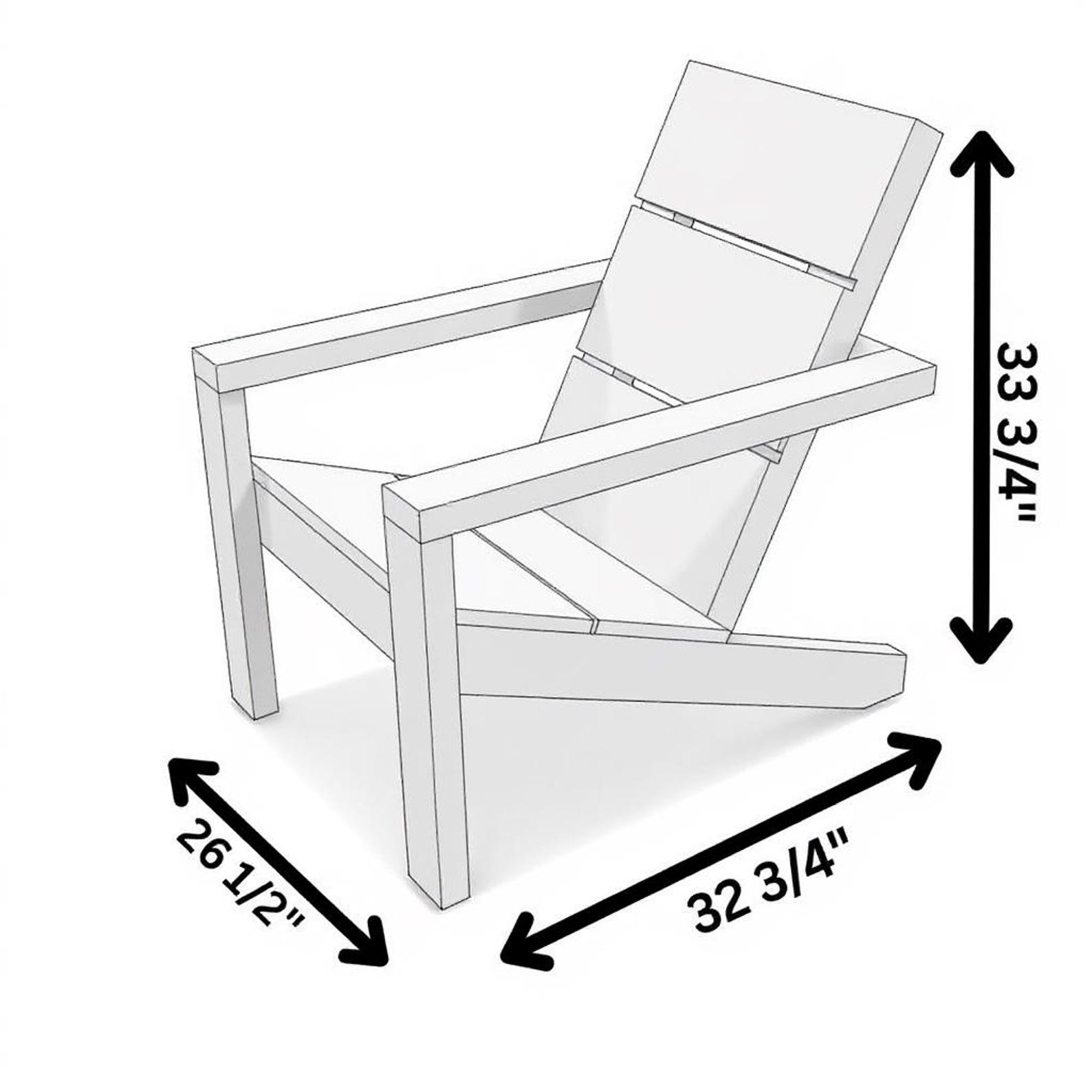 Classic Adirondack Chair Plans With Easy Build PDF Digital Download ...